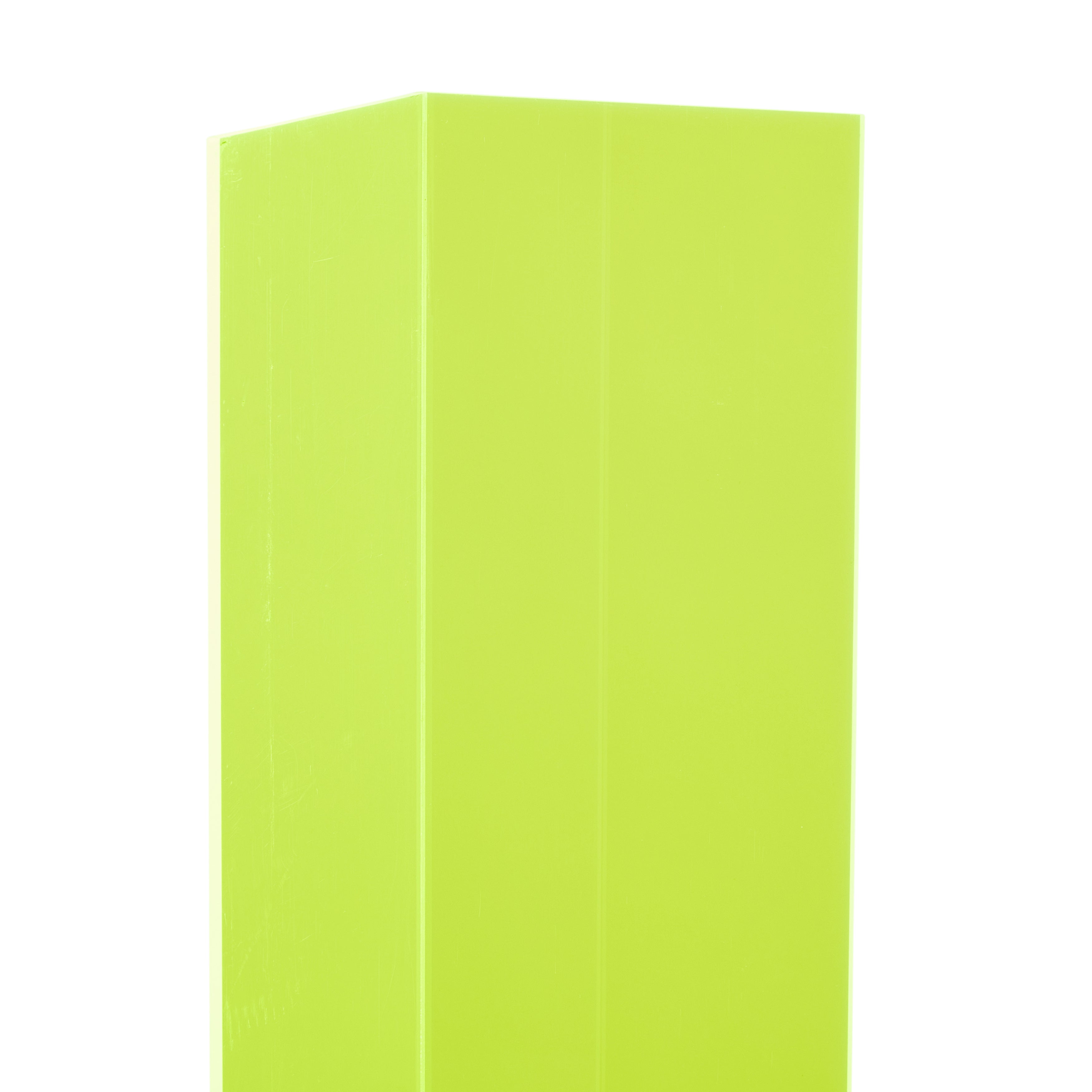 Green Neon Plexiglass Screen Divider - Gil & Roy Props