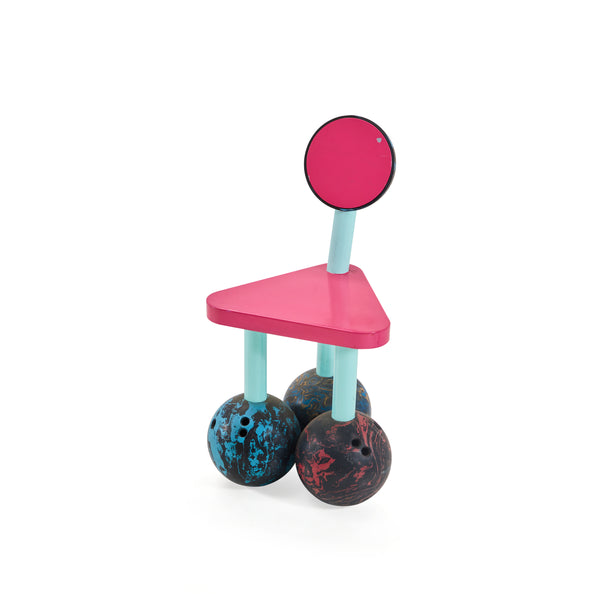 Memphis Style Bowling Table & Chairs Dining Set - Gil & Roy Props