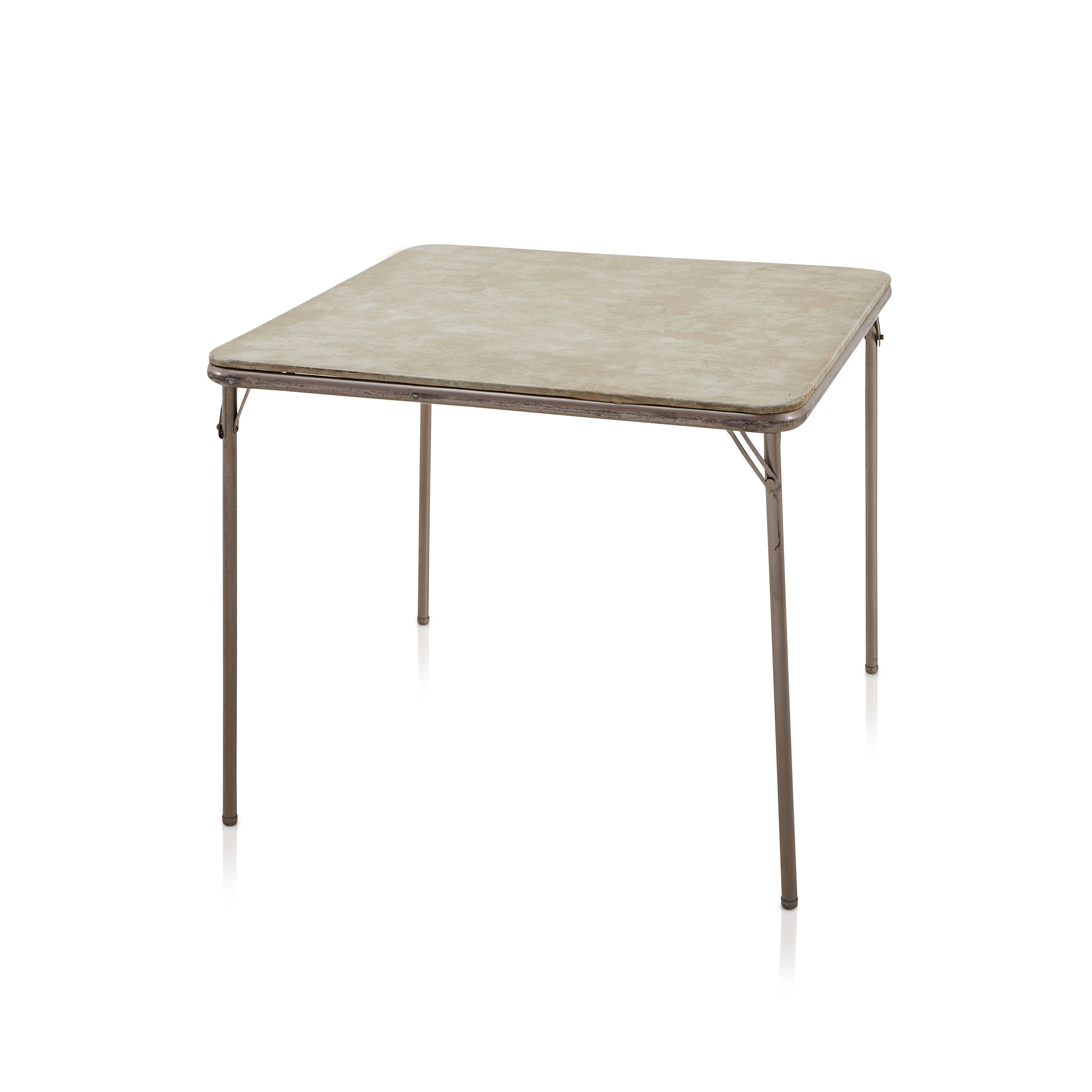Grey Folding Card Table - Gil & Roy Props