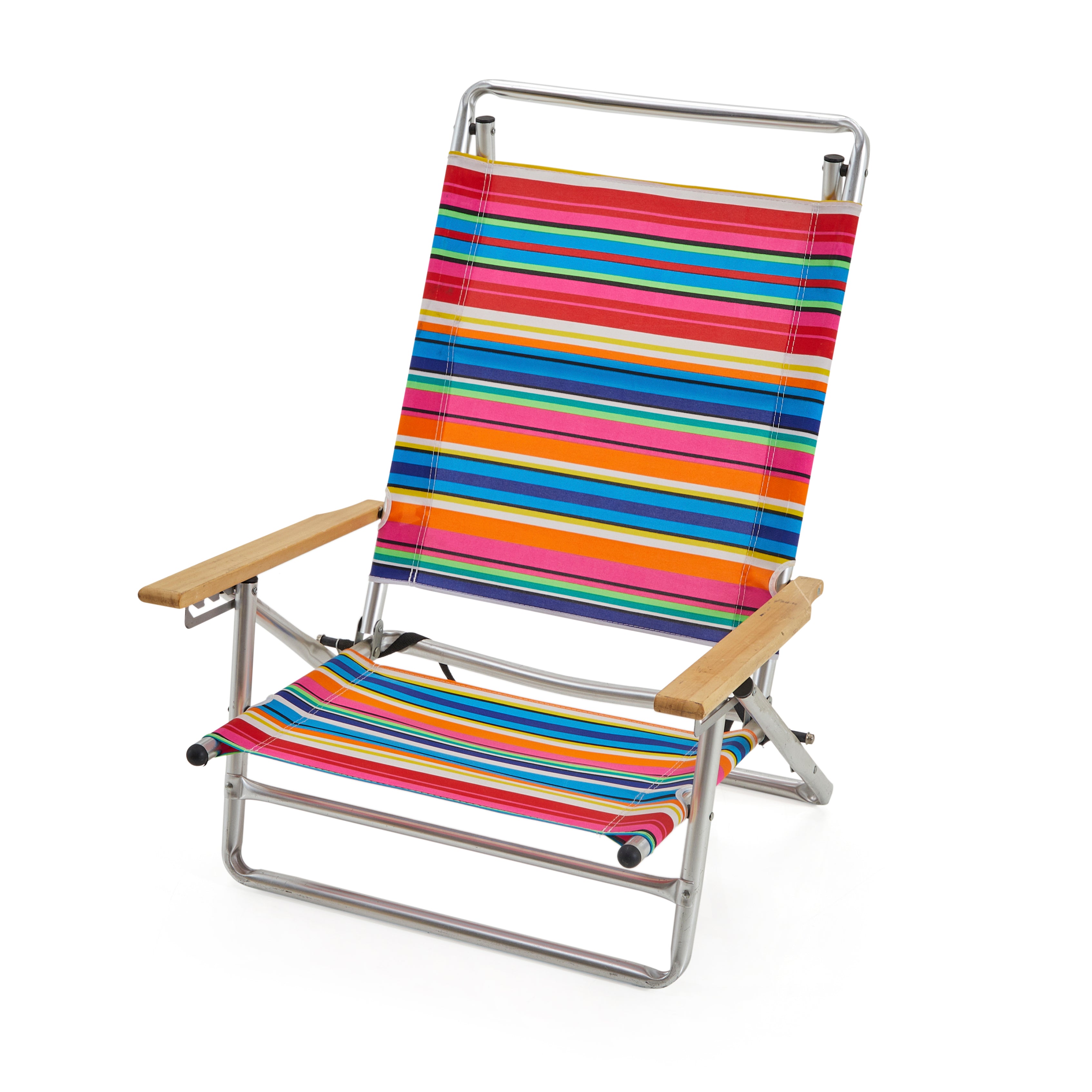 Multicolor Rainbow Folding Beach Chair - Gil & Roy Props