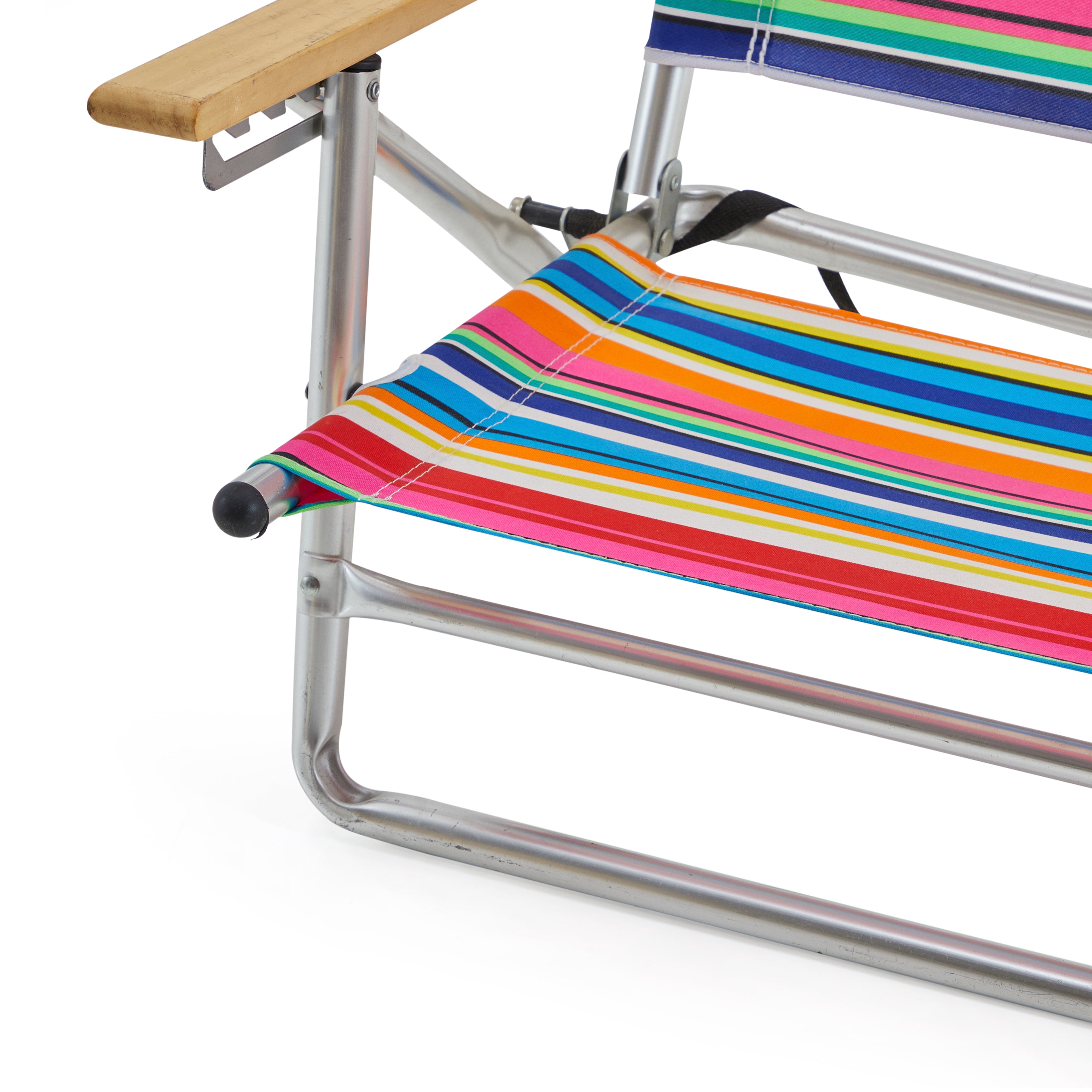Multicolor Rainbow Folding Beach Chair - Gil & Roy Props