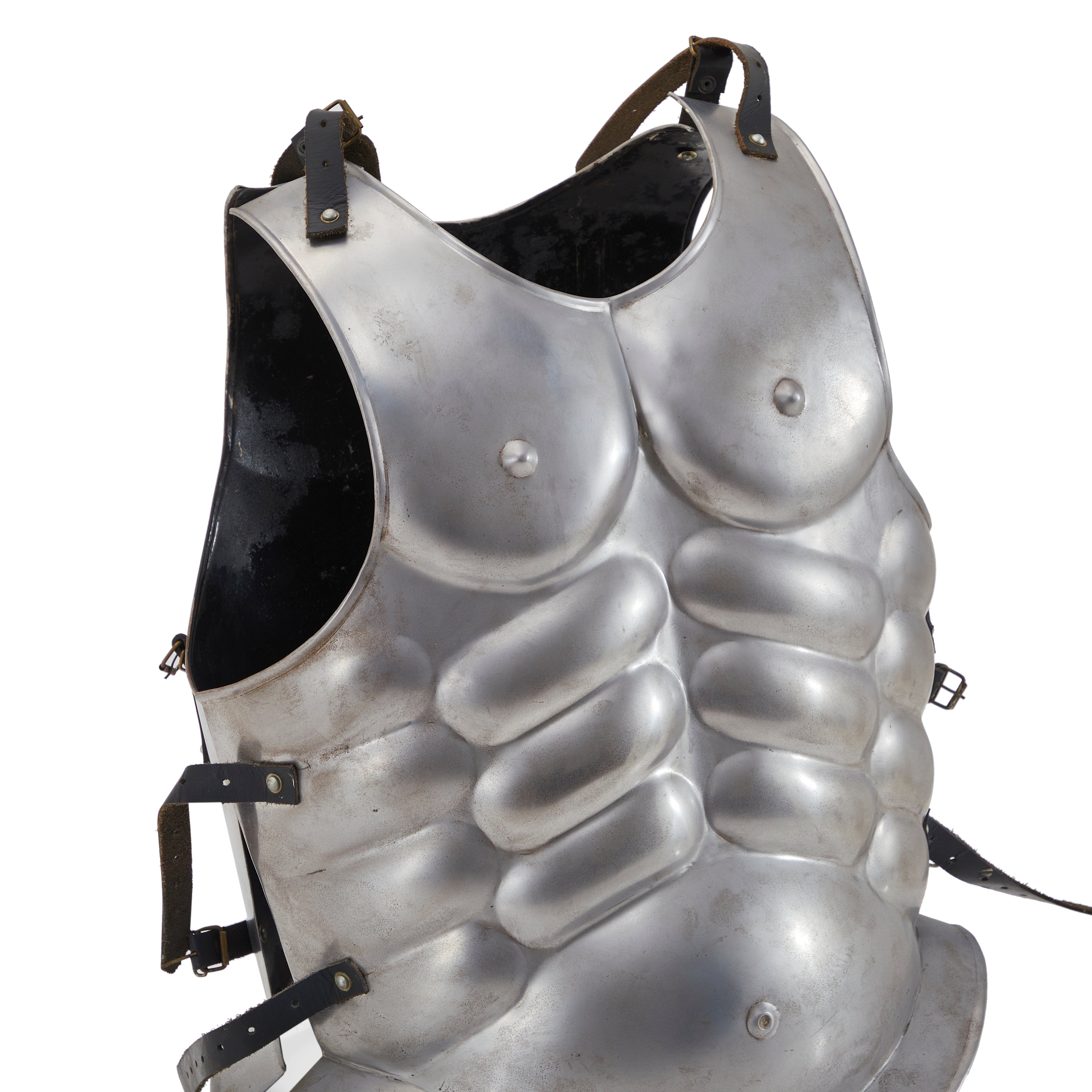 Silver Muscle Cuirass Armor - Gil & Roy Props