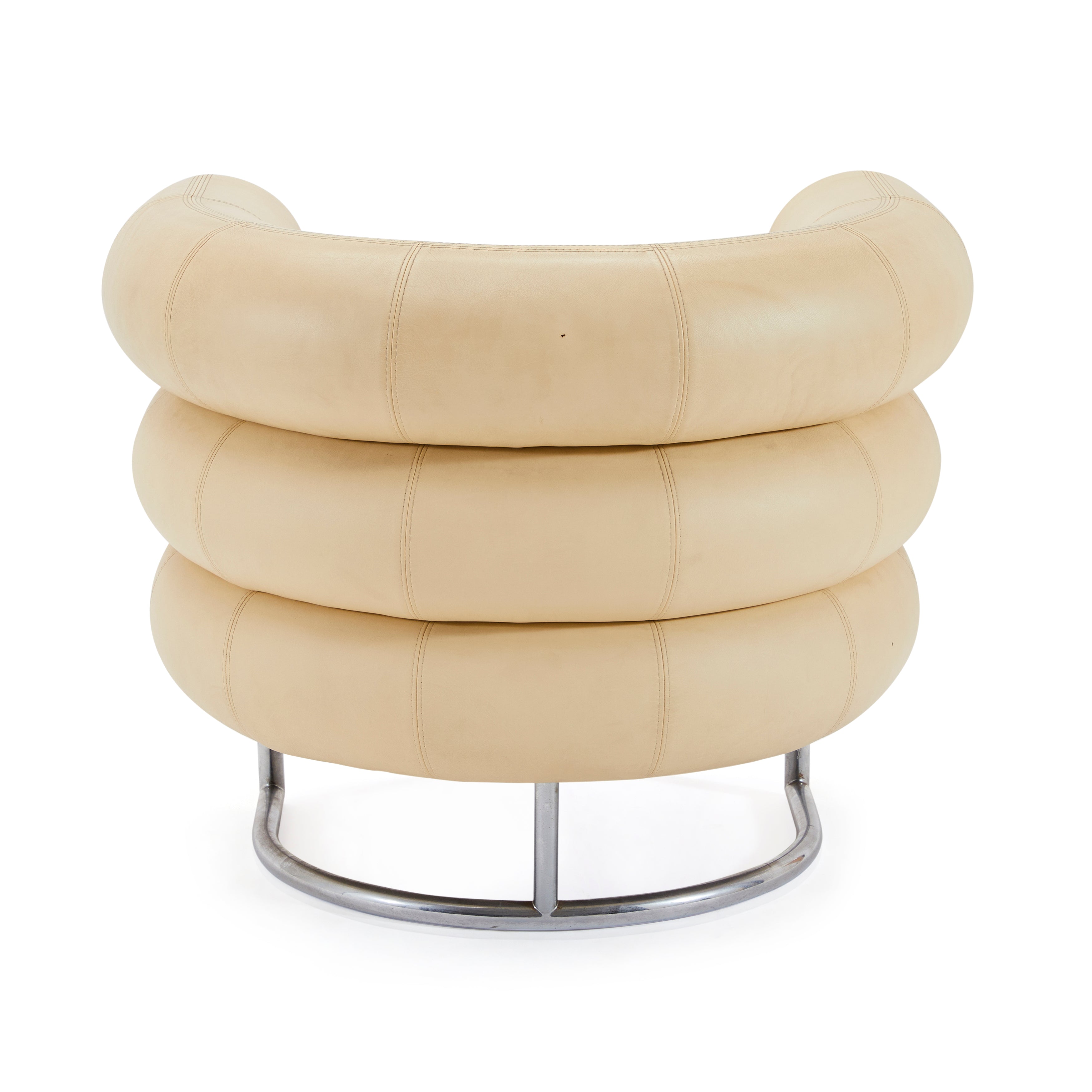 White Cream Eileen Gray Bibendum Lounge Chair - Gil & Roy Props