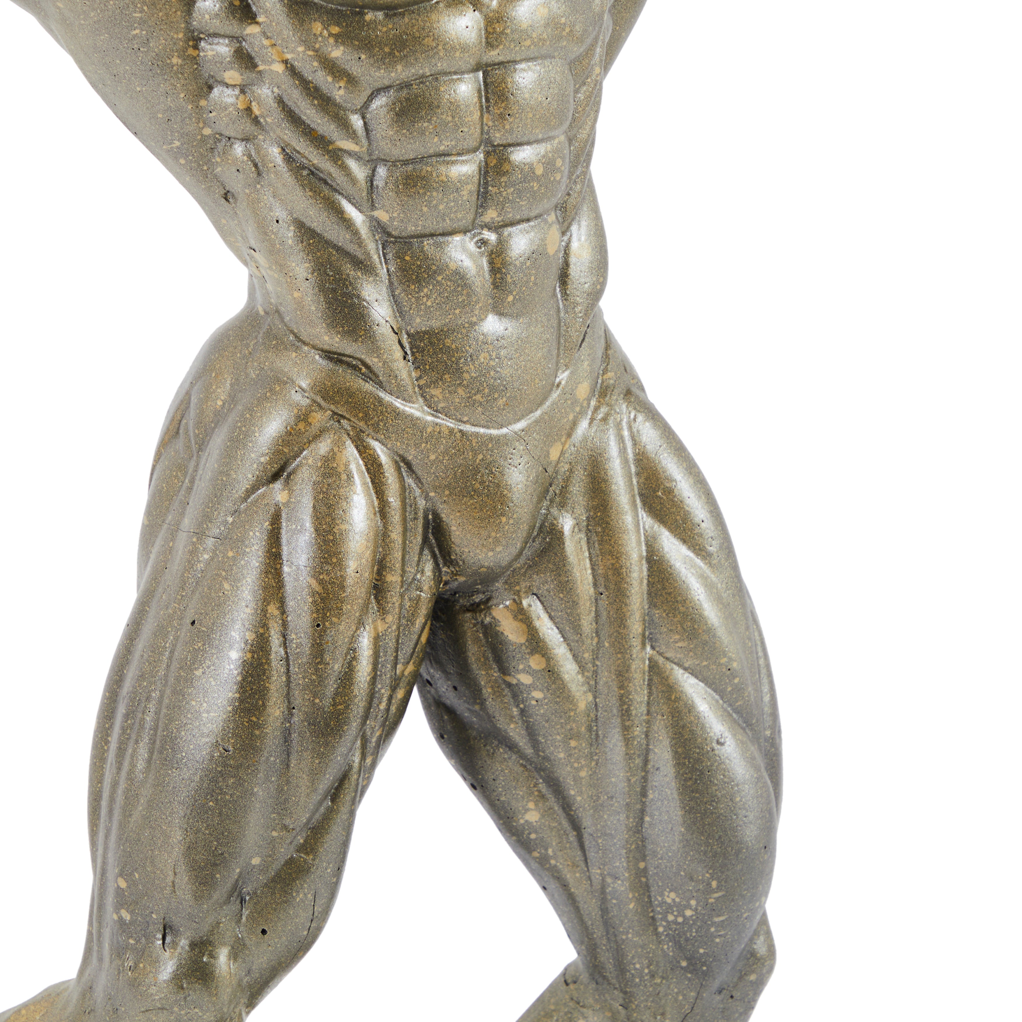 Bronze Body Builder Table Sculpture - Gil & Roy Props