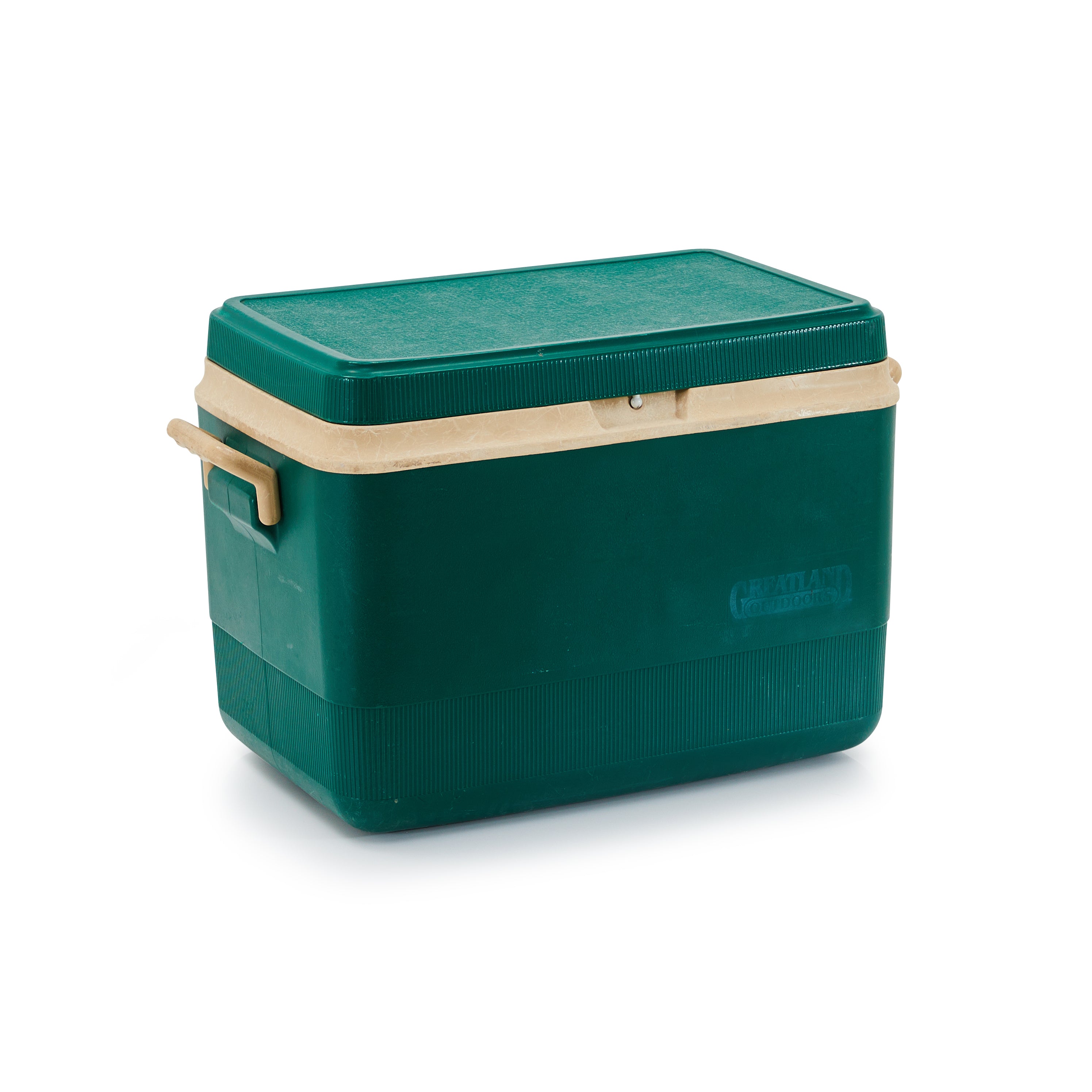 dark green igloo cooler