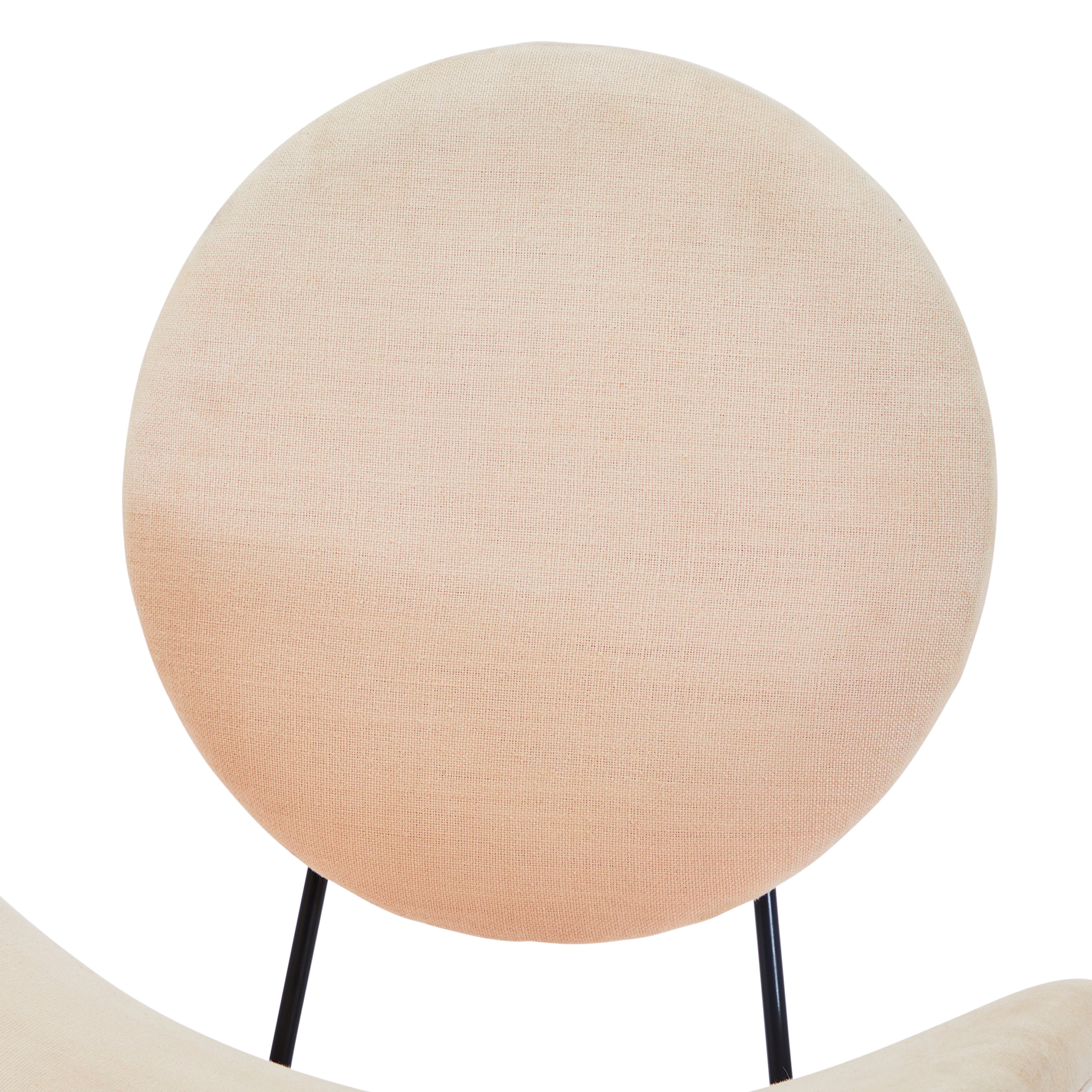 White Elroy Modern Right Arm Lounge Chair - Gil & Roy Props