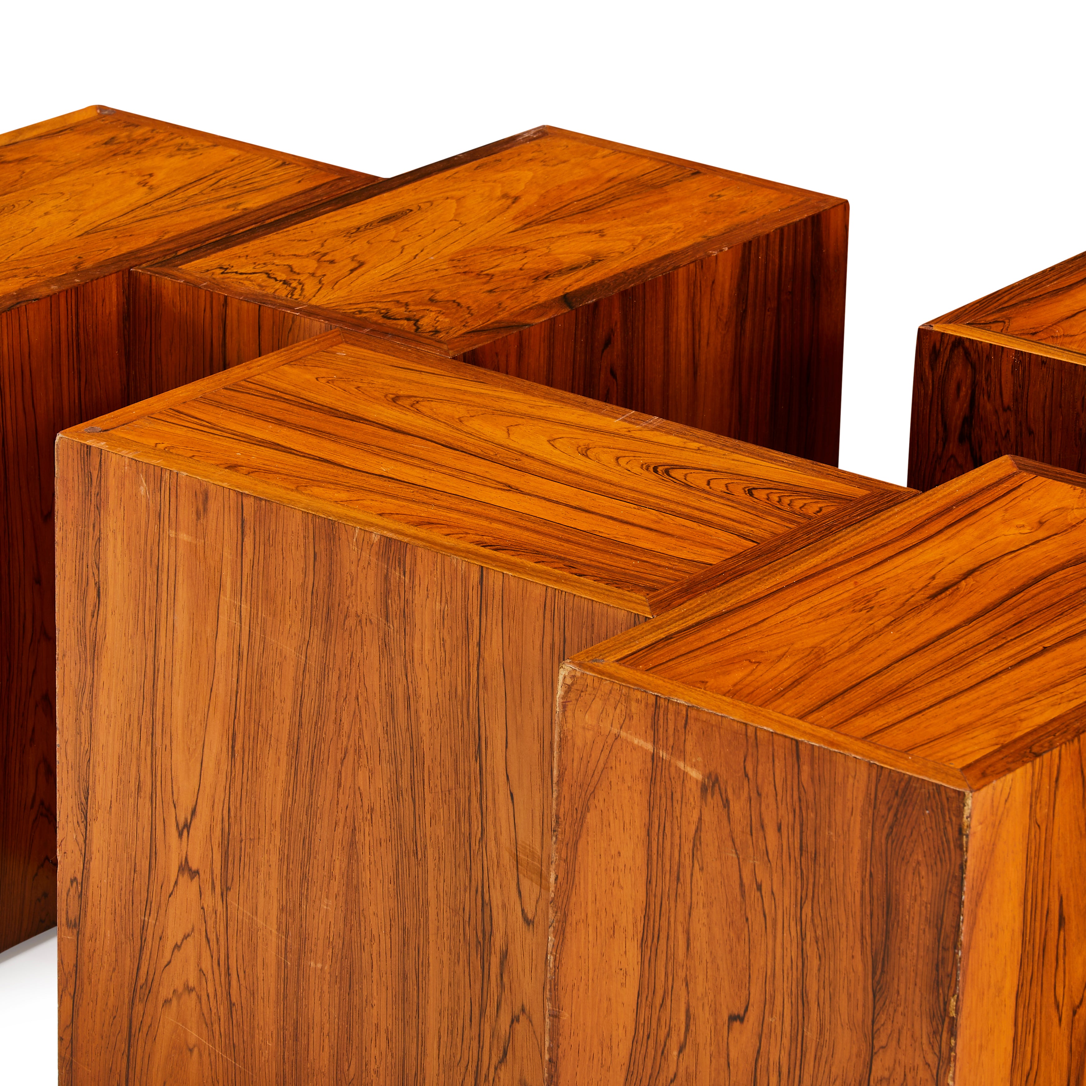 Abstract Modern Wood Coffee Table - Gil & Roy Props