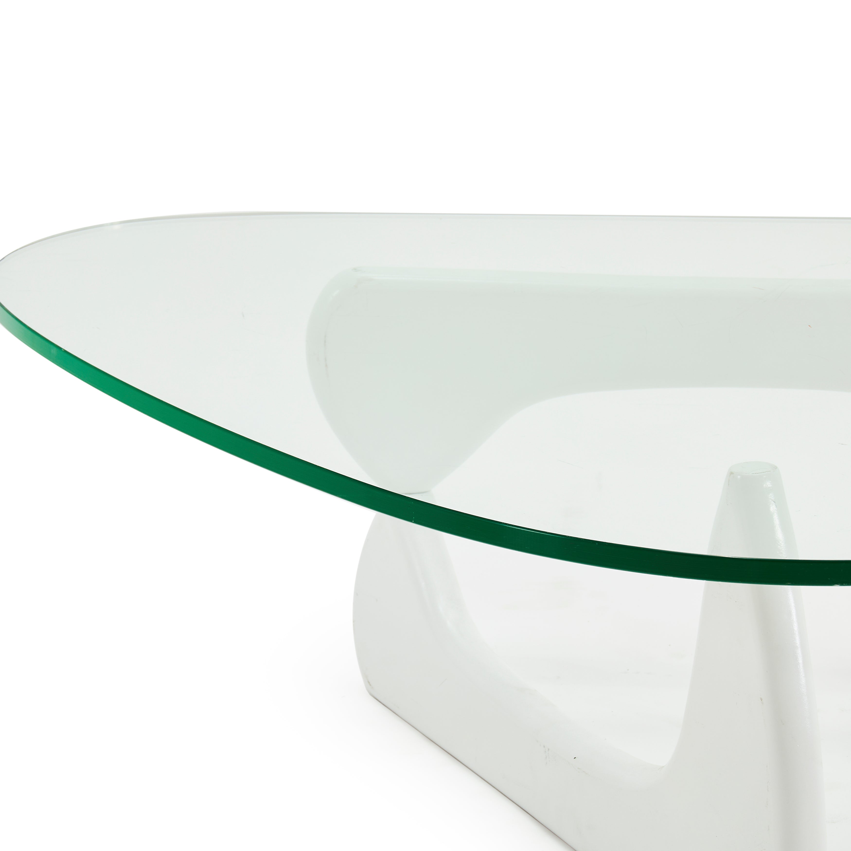 White Noguchi Style Coffee Table - Gil & Roy Props