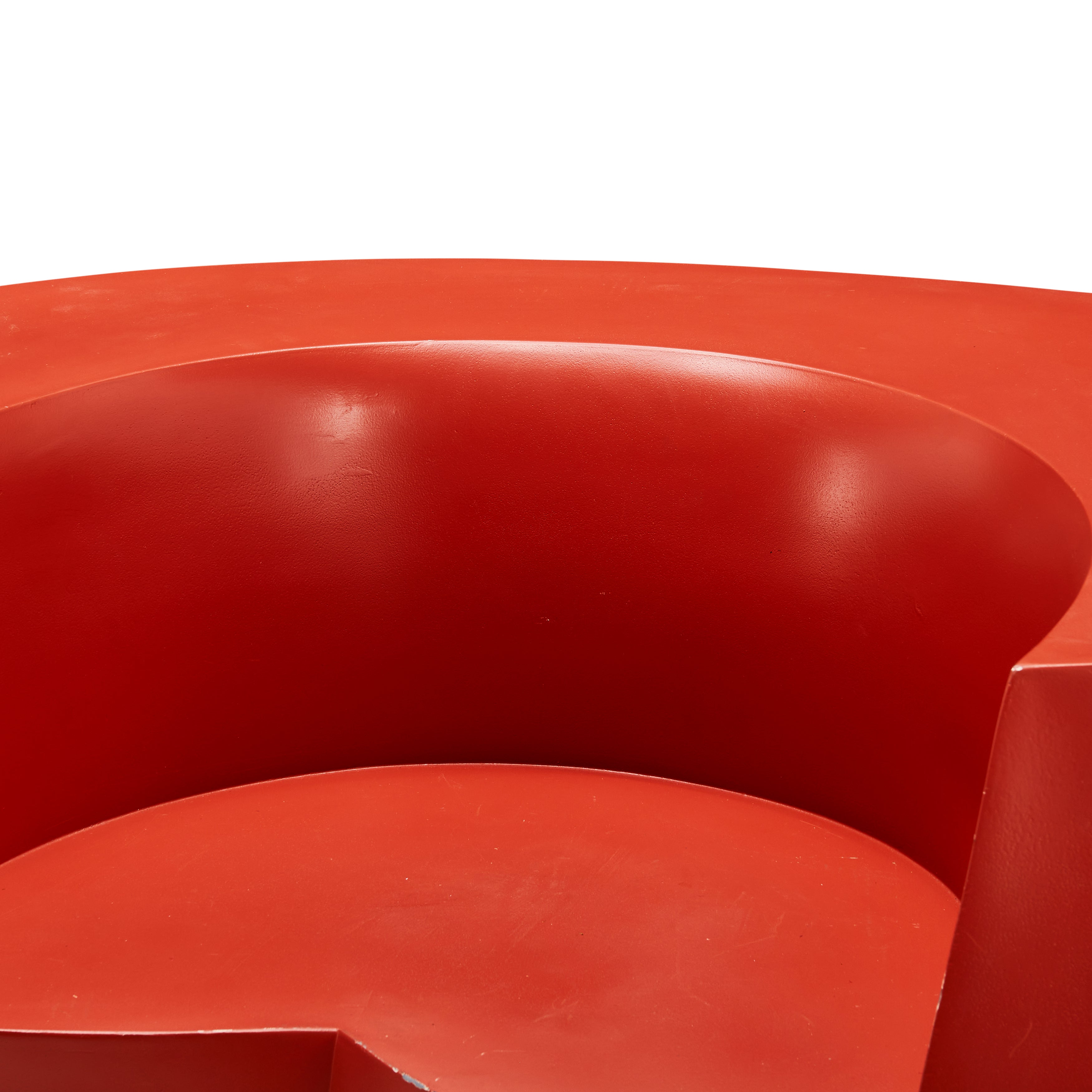 Orange Frank Gehry Easy Chair - Gil & Roy Props