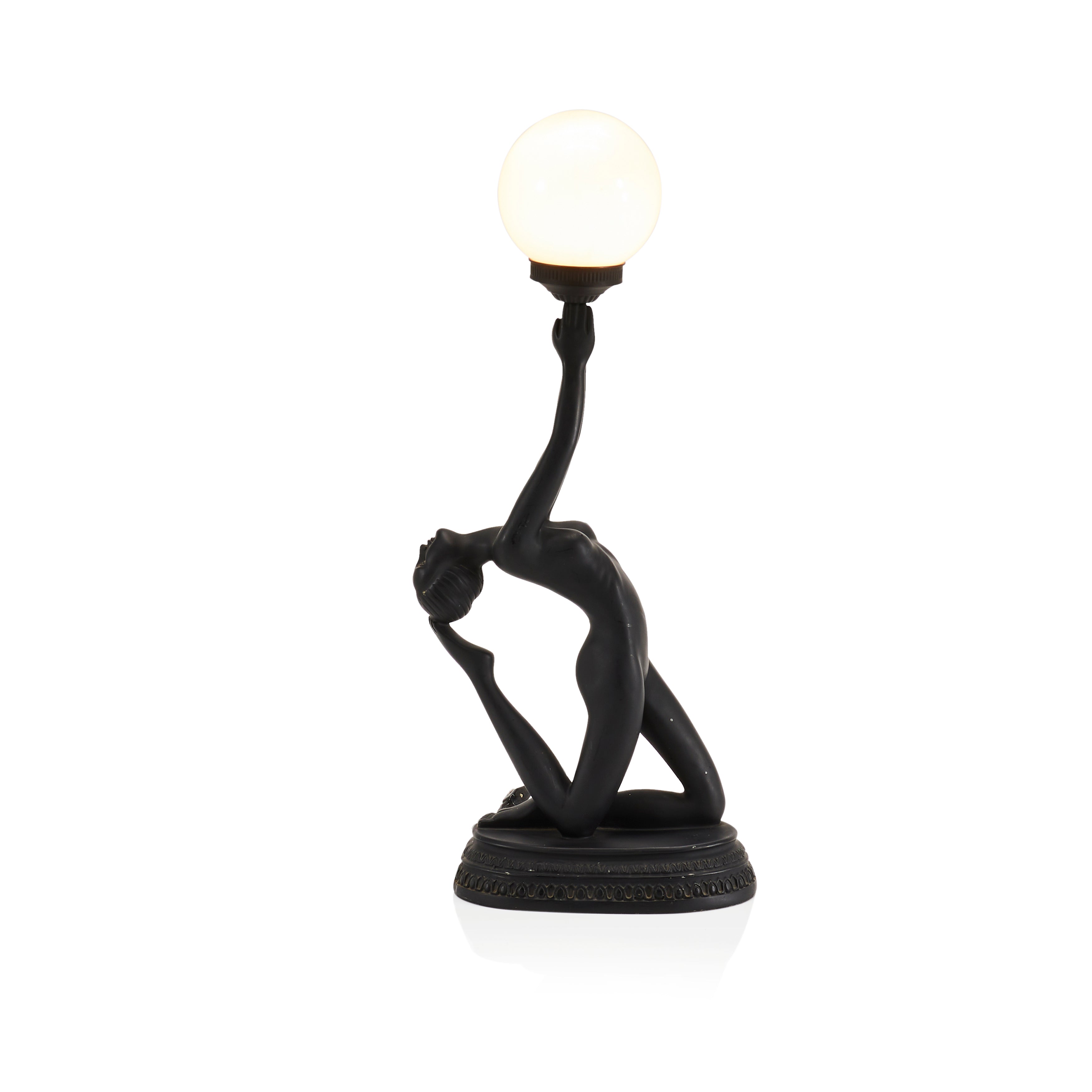Black Female Figure Desk Lamps - Gil & Roy Props