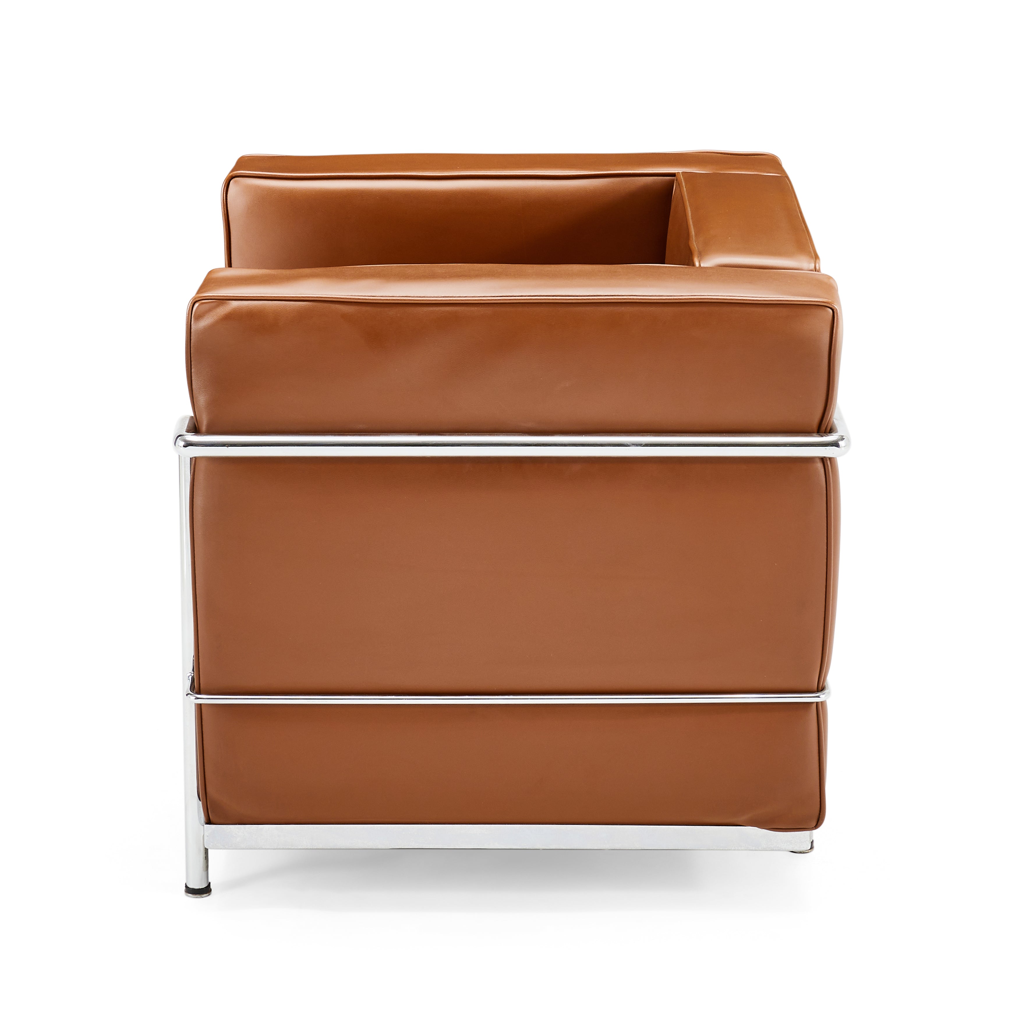 Brown Le Corbusier Style Petit Commfort Chair - Gil & Roy Props