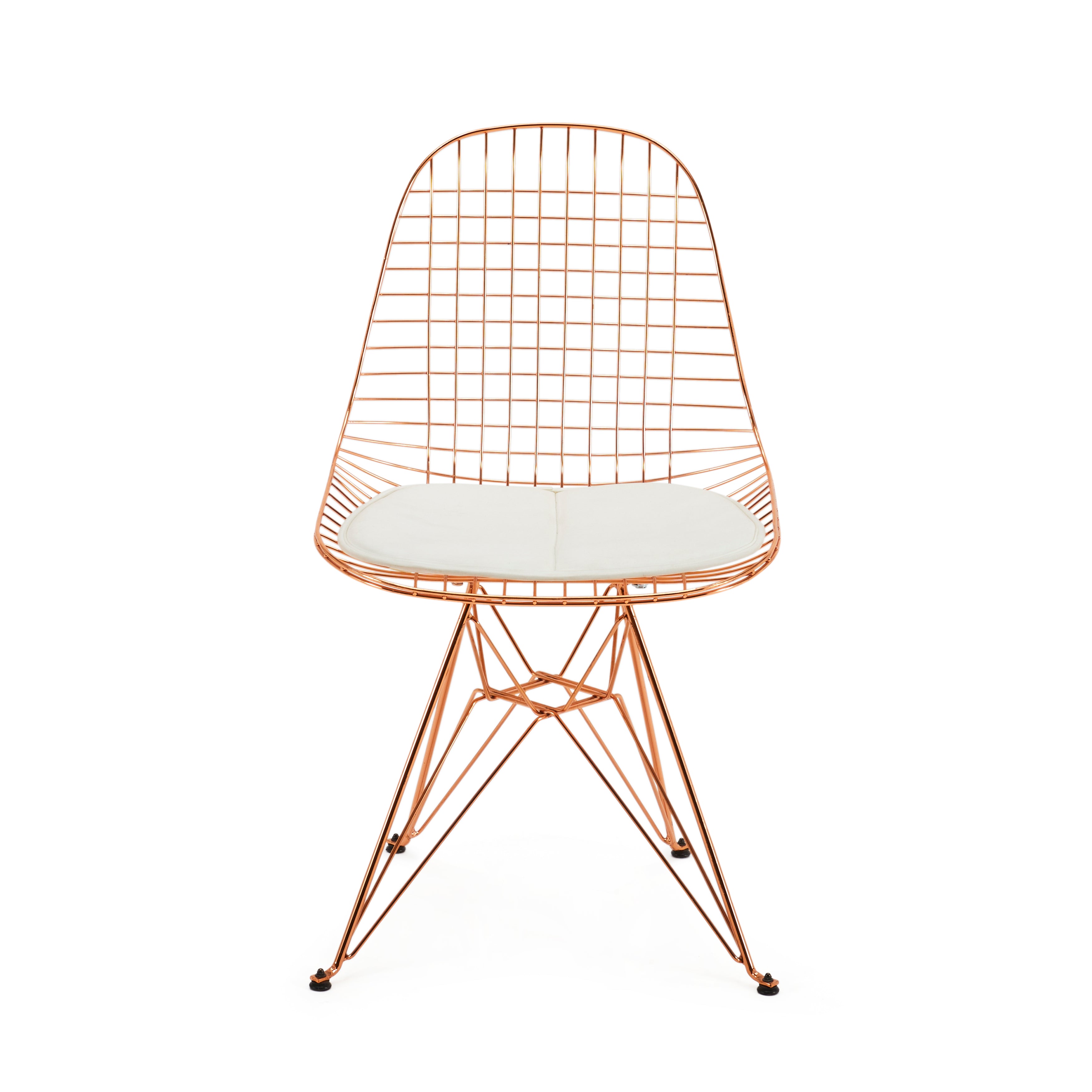 Copper Wire Chair on Eiffel Base - Gil & Roy Props