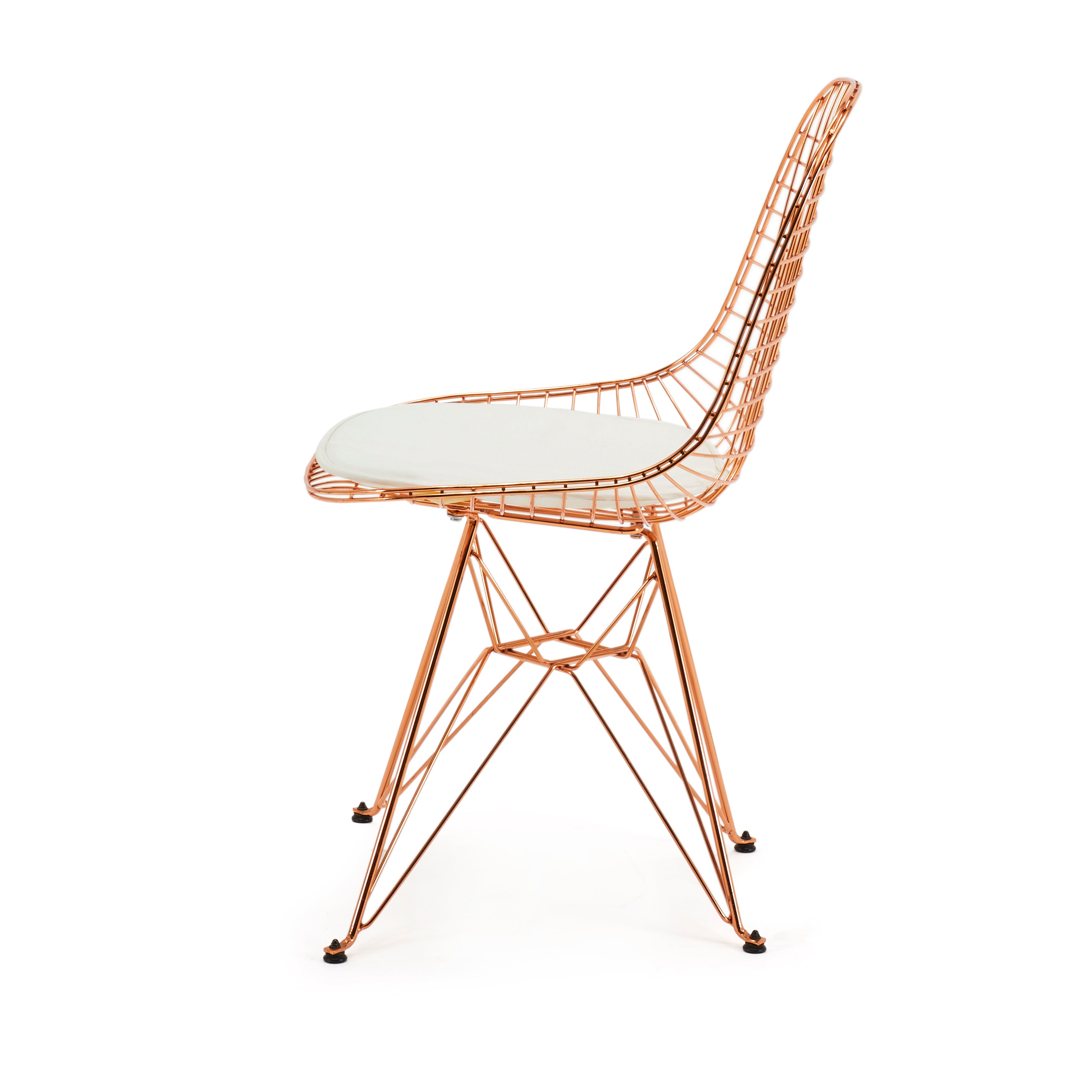 Copper Wire Chair on Eiffel Base - Gil & Roy Props