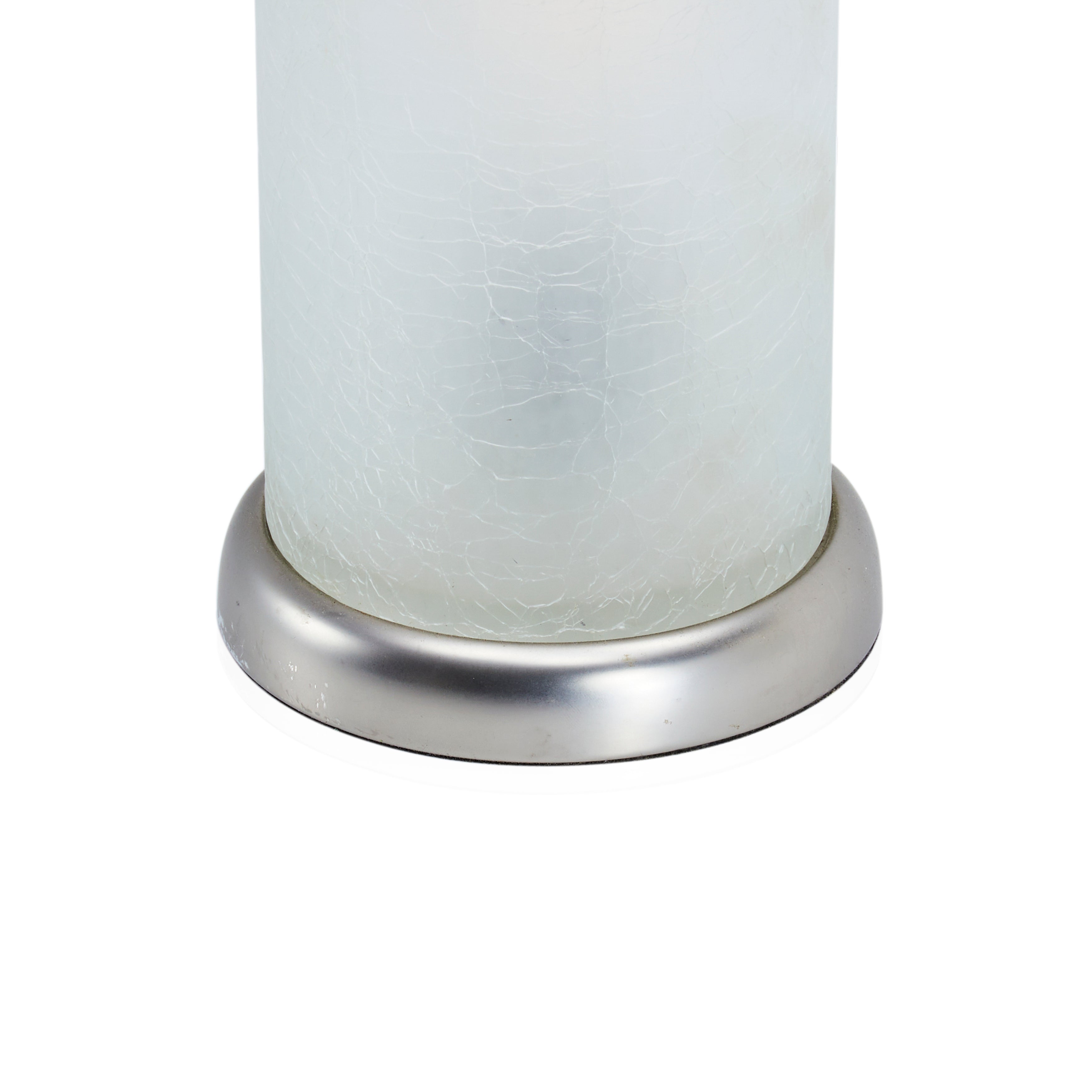 Frosted Glass Cylinder Table Lamp - Gil & Roy Props