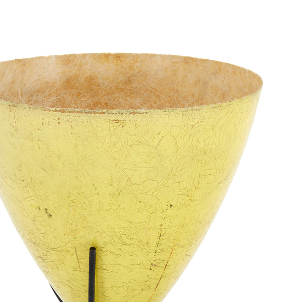 Fancy Yellow Fiberglass Tripod Planter - Gil & Roy Props