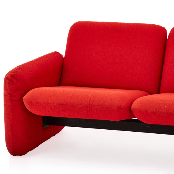 Red Chiclet Loveseat - Gil & Roy Props