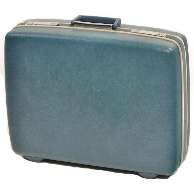 Samsonite Blue Luggage - Gil & Roy Props