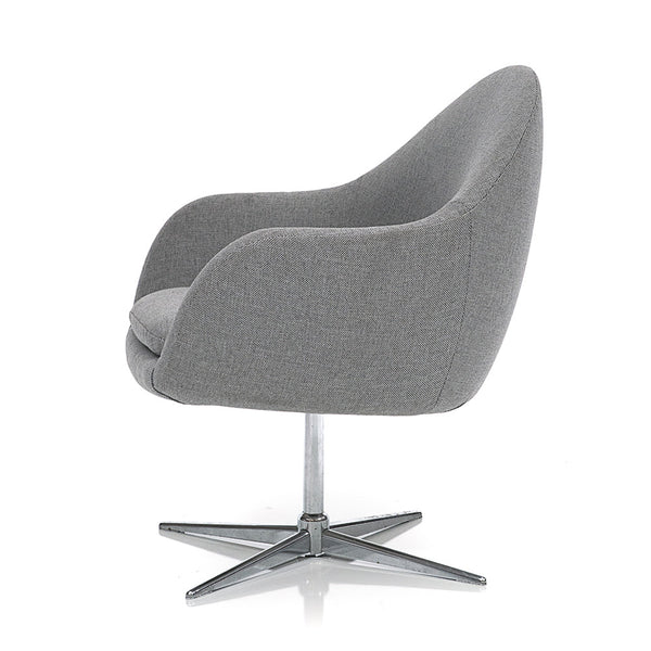 Grey Fabric Bucket Office Chair - Gil & Roy Props