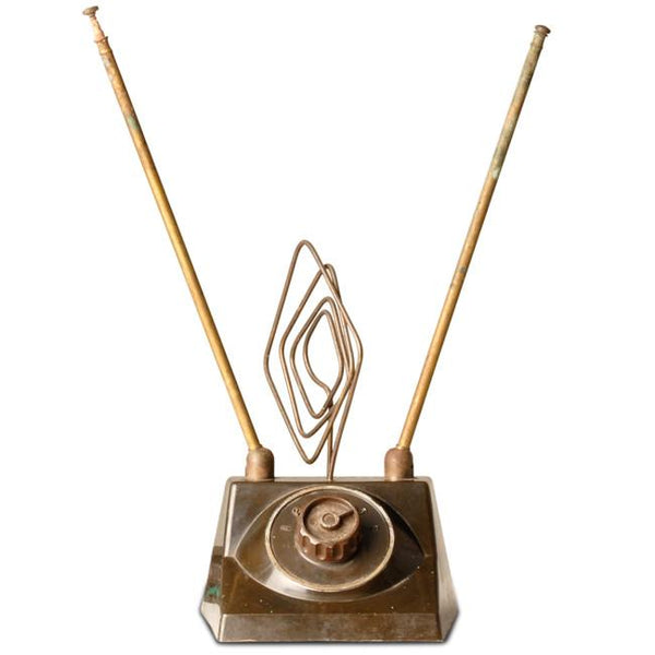 Black and Brass Turn Dial Antenna - Gil & Roy Props