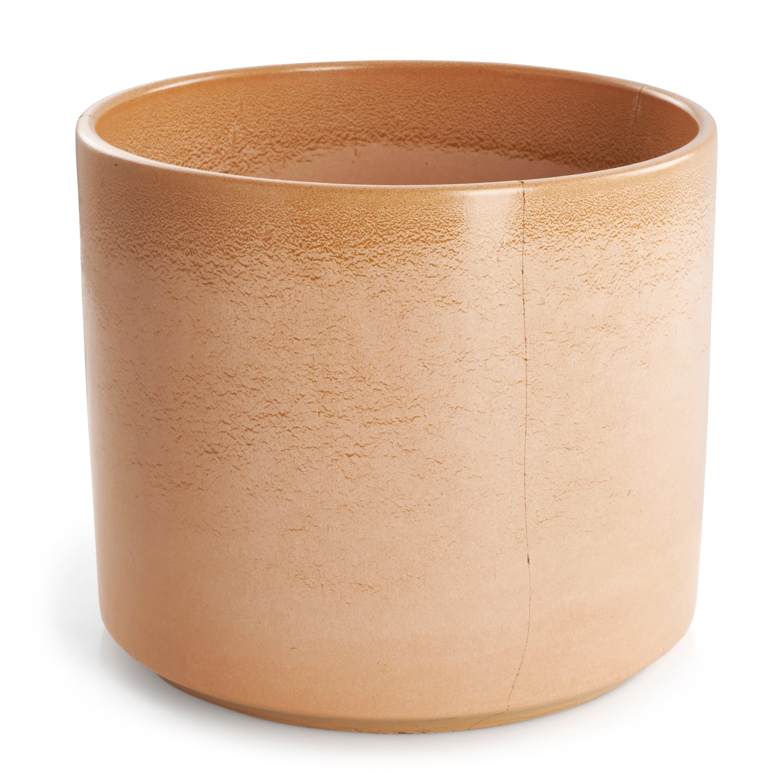 Tan Ceramic Planter - Gil & Roy Props