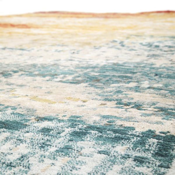 Large Abstract Rainbow Pixel Rug - Gil & Roy Props