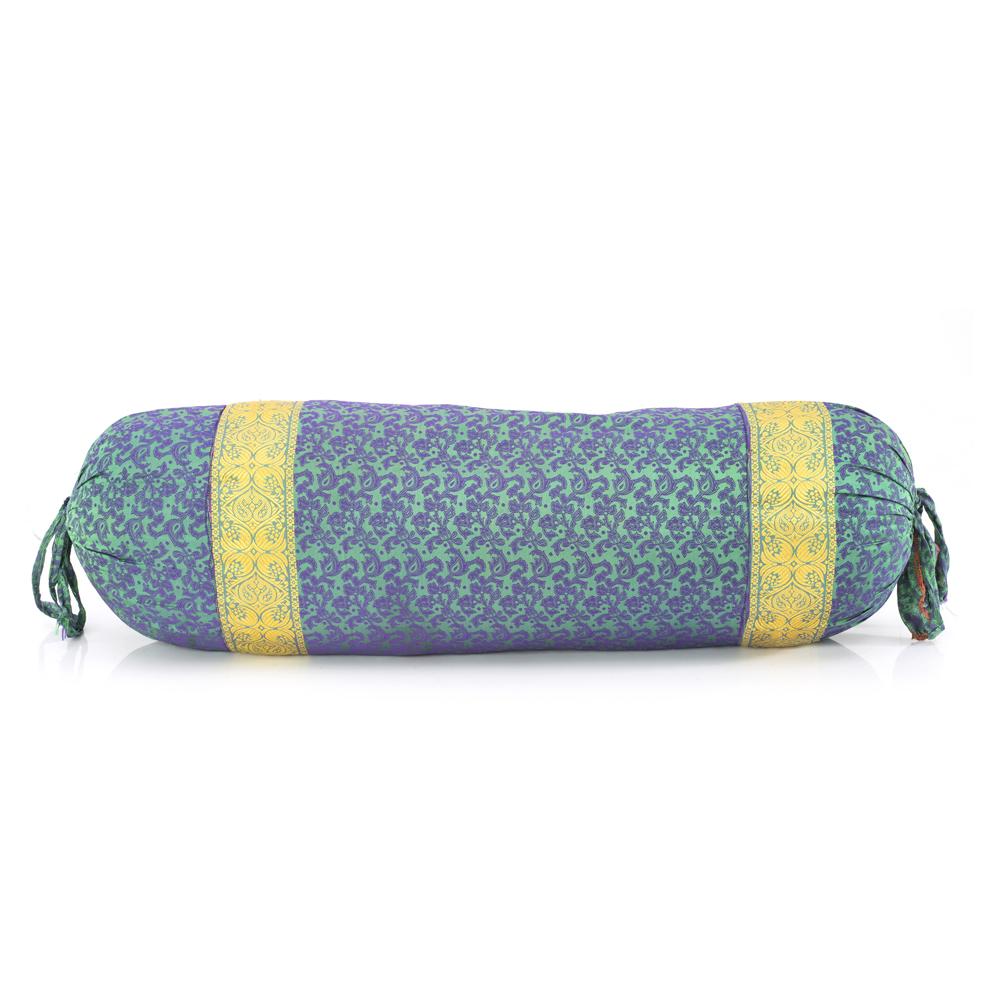 Blue Middle Eastern Bolster Pillow - Gil & Roy Props