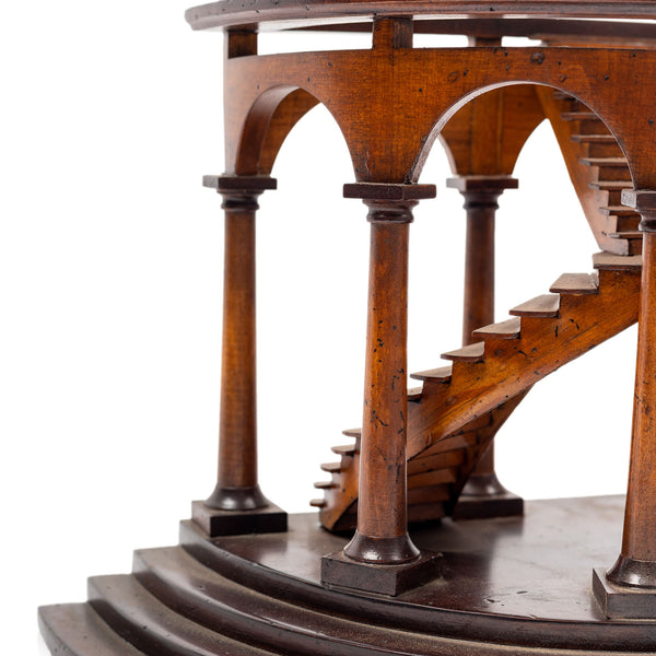 Wood Carved Observatory Tabletop Sculpture - Gil & Roy Props