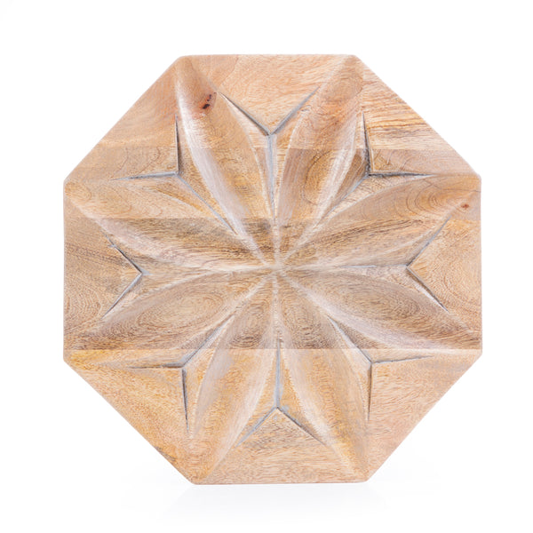 Wood Hexagon Plaques - Set of 3 (A+D) - Gil & Roy Props