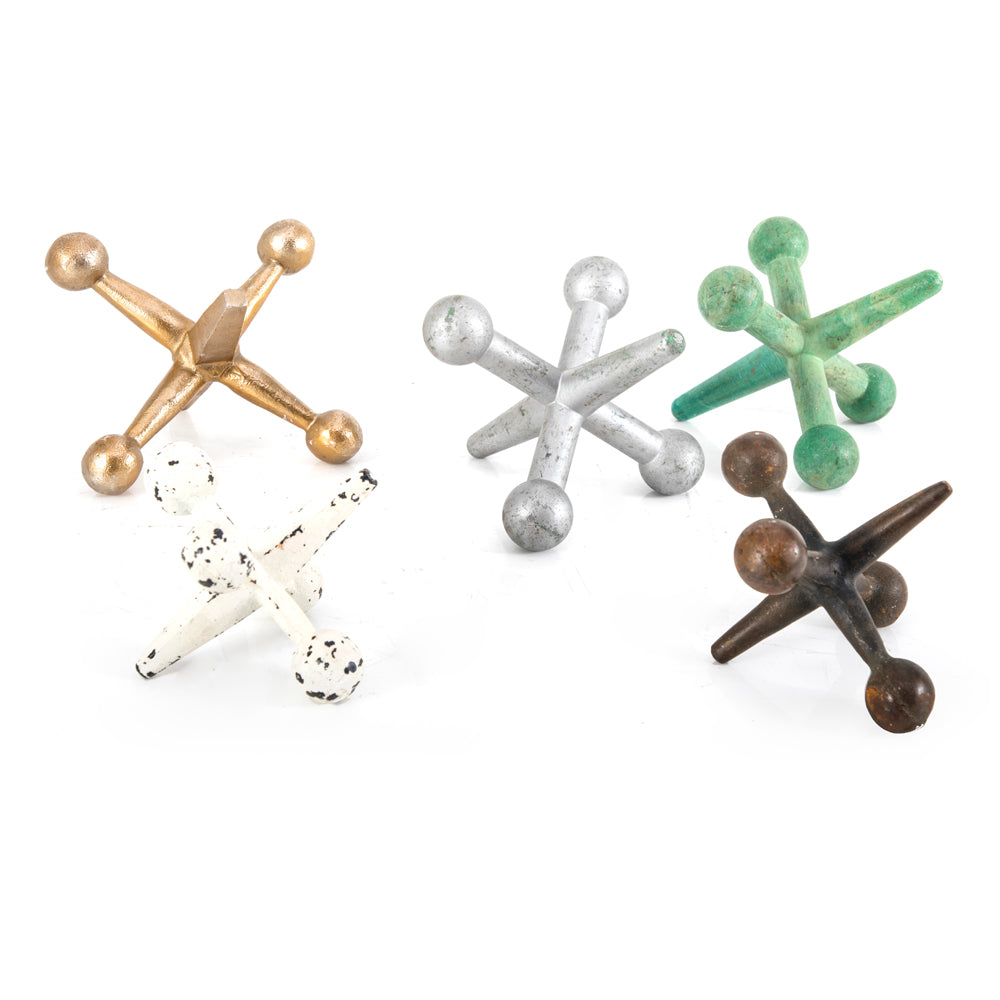 Multi Color Oversized Jacks Set of 5 - Gil & Roy Props