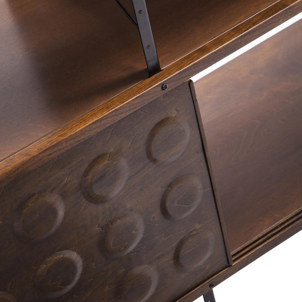 Walnut Case Study Sliding Door 220 Unit - Gil & Roy Props