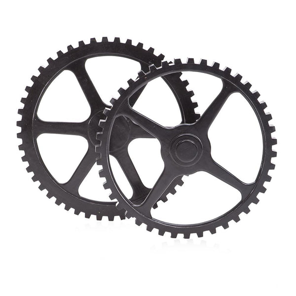 Black Gear Cog Wheels - Gil & Roy Props