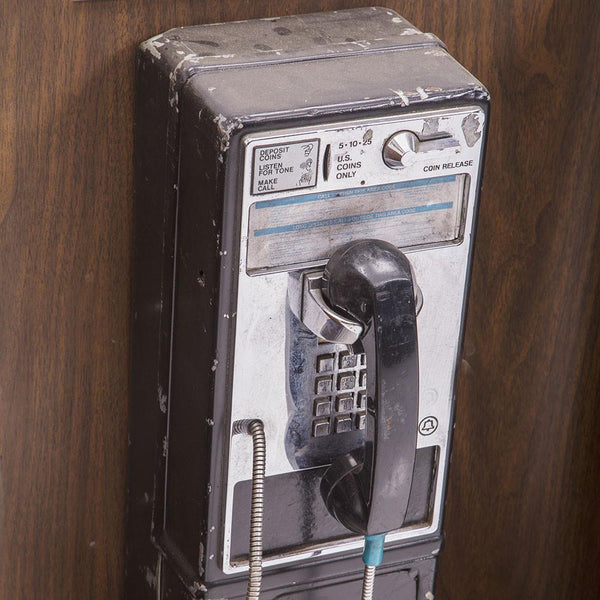 Payphone with Wood Wall Cubby Booth - Gil & Roy Props