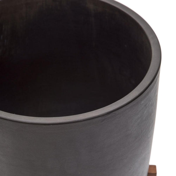 Case Study Ceramic Bullet with Wood Stand - Black - Gil & Roy Props