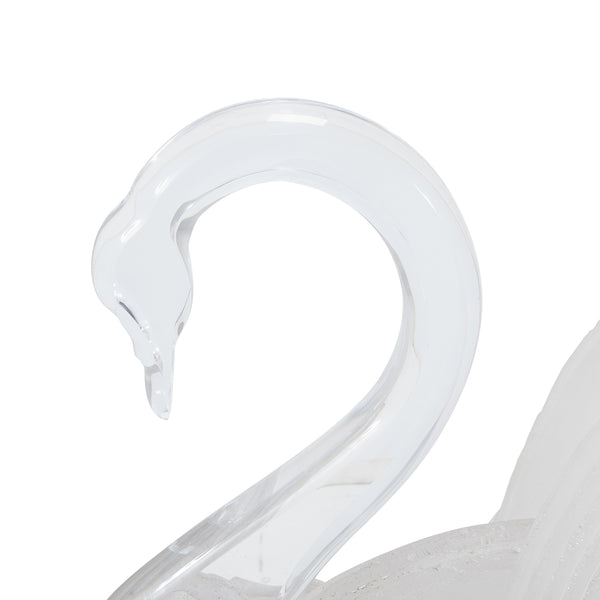 Large Lucite Swan Sculpture - Gil & Roy Props