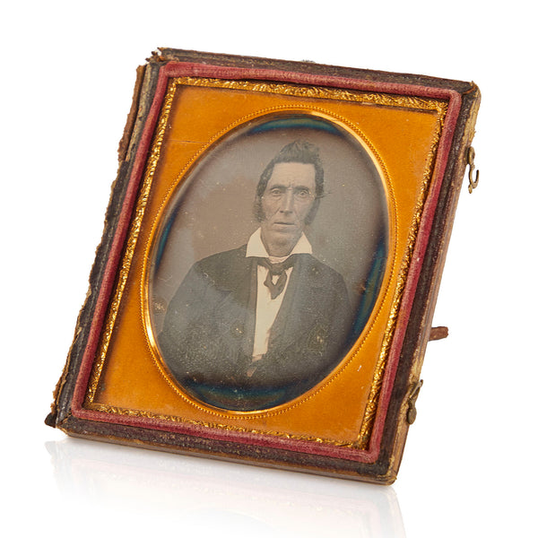 0045 (A+D) Gold Framed Photo of Older Gentleman - Gil & Roy Props