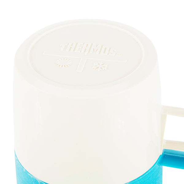 Aqua Blue and White Thermos - Gil & Roy Props