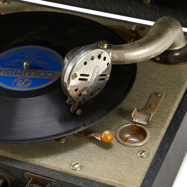 Vintage Hand Cranked Record Player - Gil & Roy Props