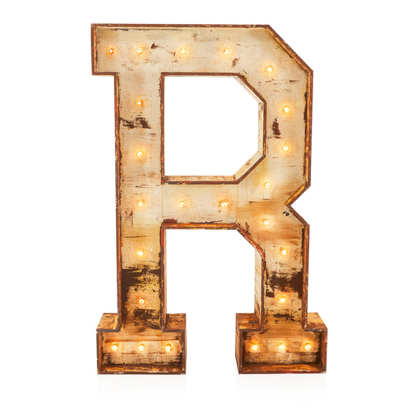 Giant Letter R Sculpture - Gil & Roy Props
