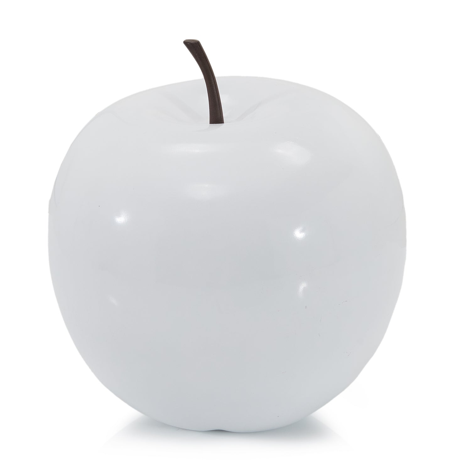 White Apple Table Sculpture - Small - Gil & Roy Props