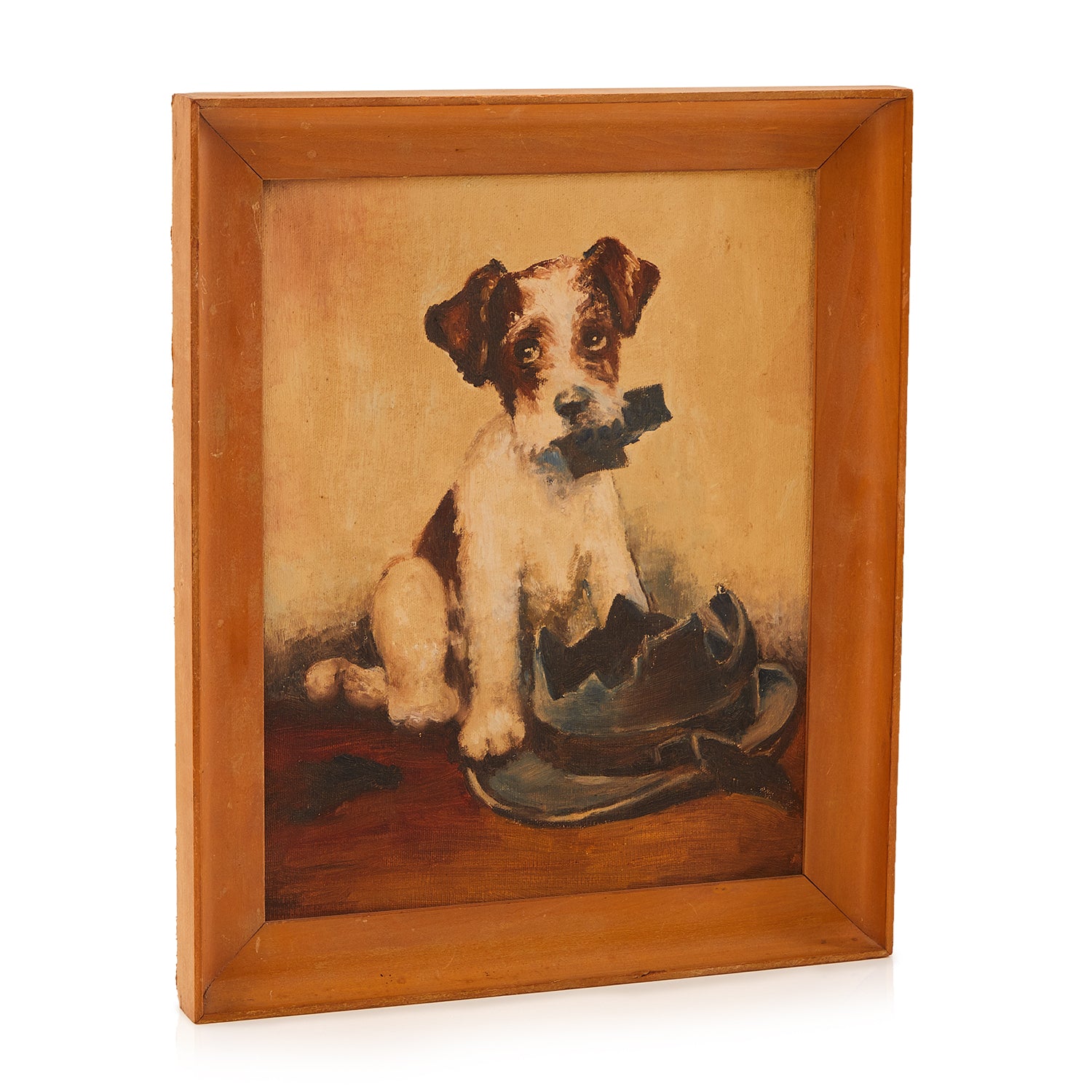 0018 (A+D) Sad Dog Painting - Gil & Roy Props