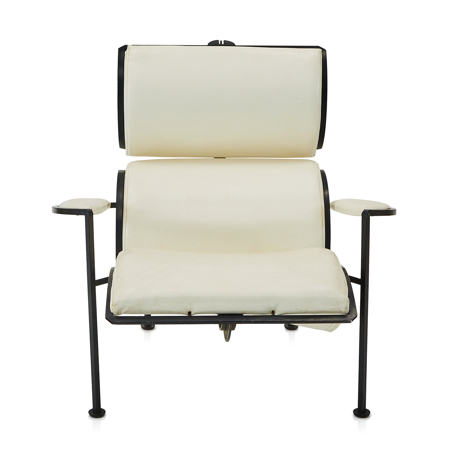 White Carlo Forcolini Signora Chan Lounge Chair - Gil & Roy Props