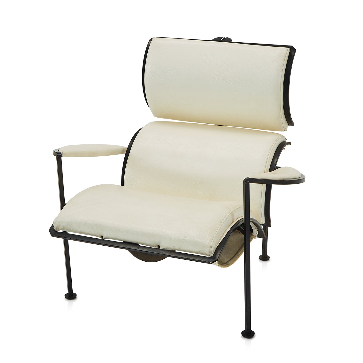 White Carlo Forcolini Signora Chan Lounge Chair - Gil & Roy Props