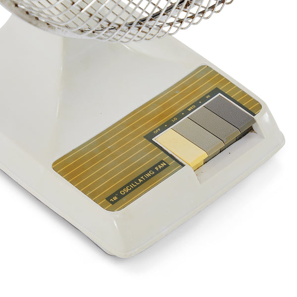 Vintage Gray Oscillating Desk Fan - Gil & Roy Props