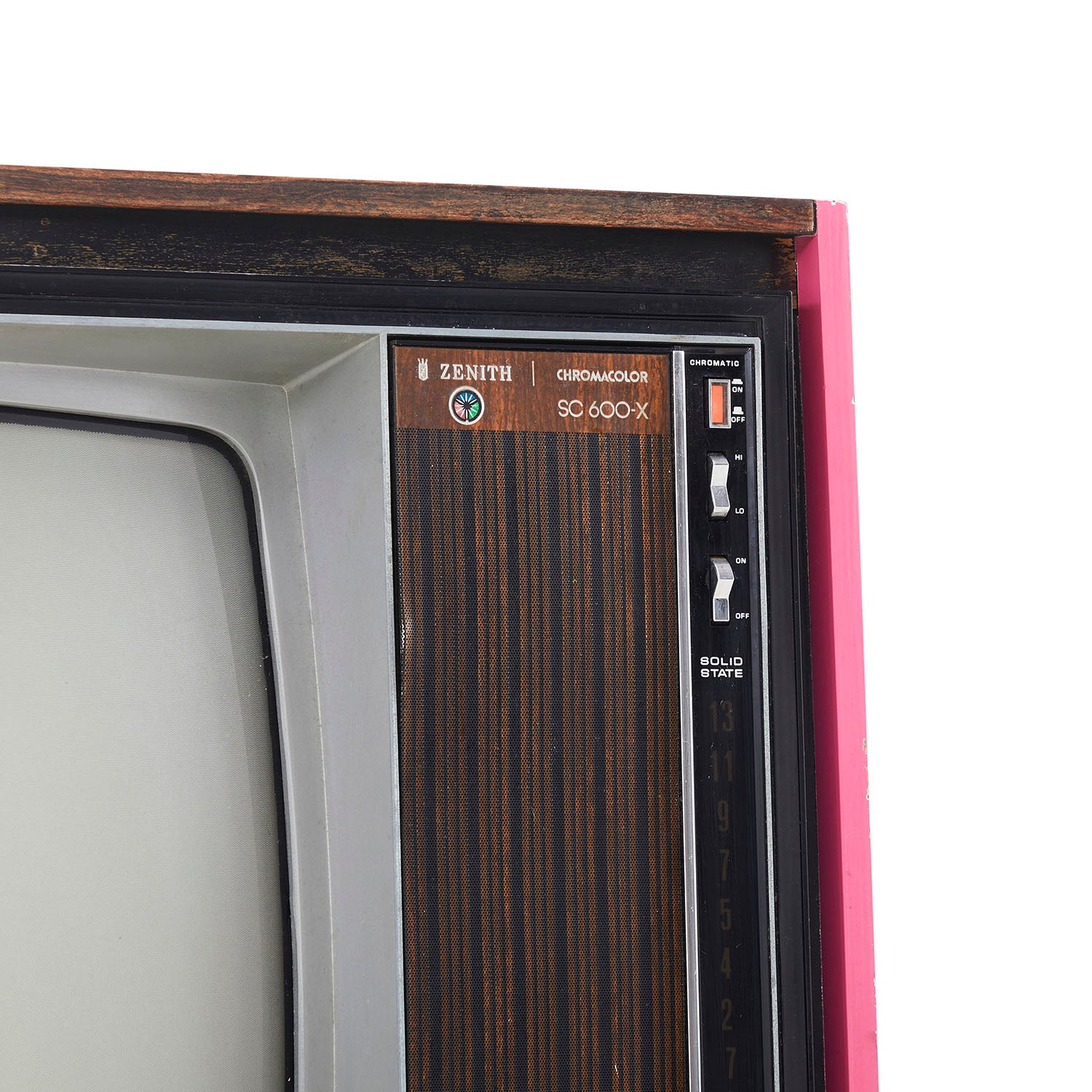 Large Pink Zenith Television Console - Gil & Roy Props