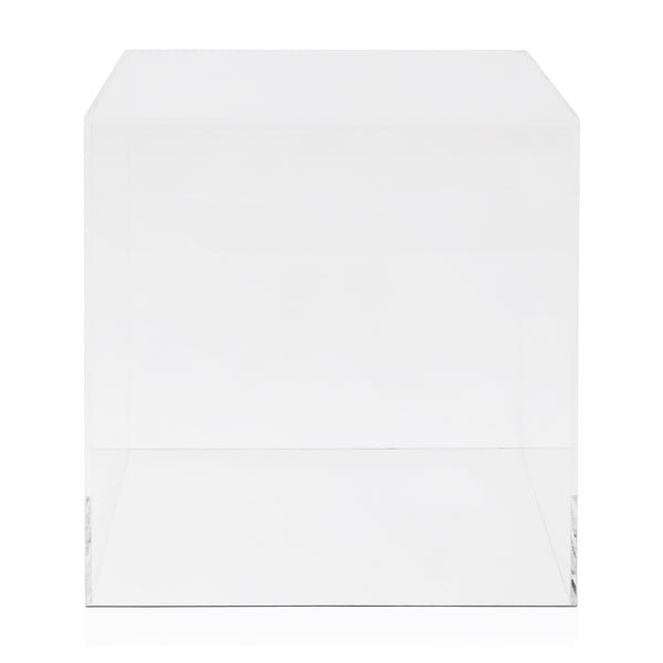 Clear Plexi Cube Pedestal - Gil & Roy Props