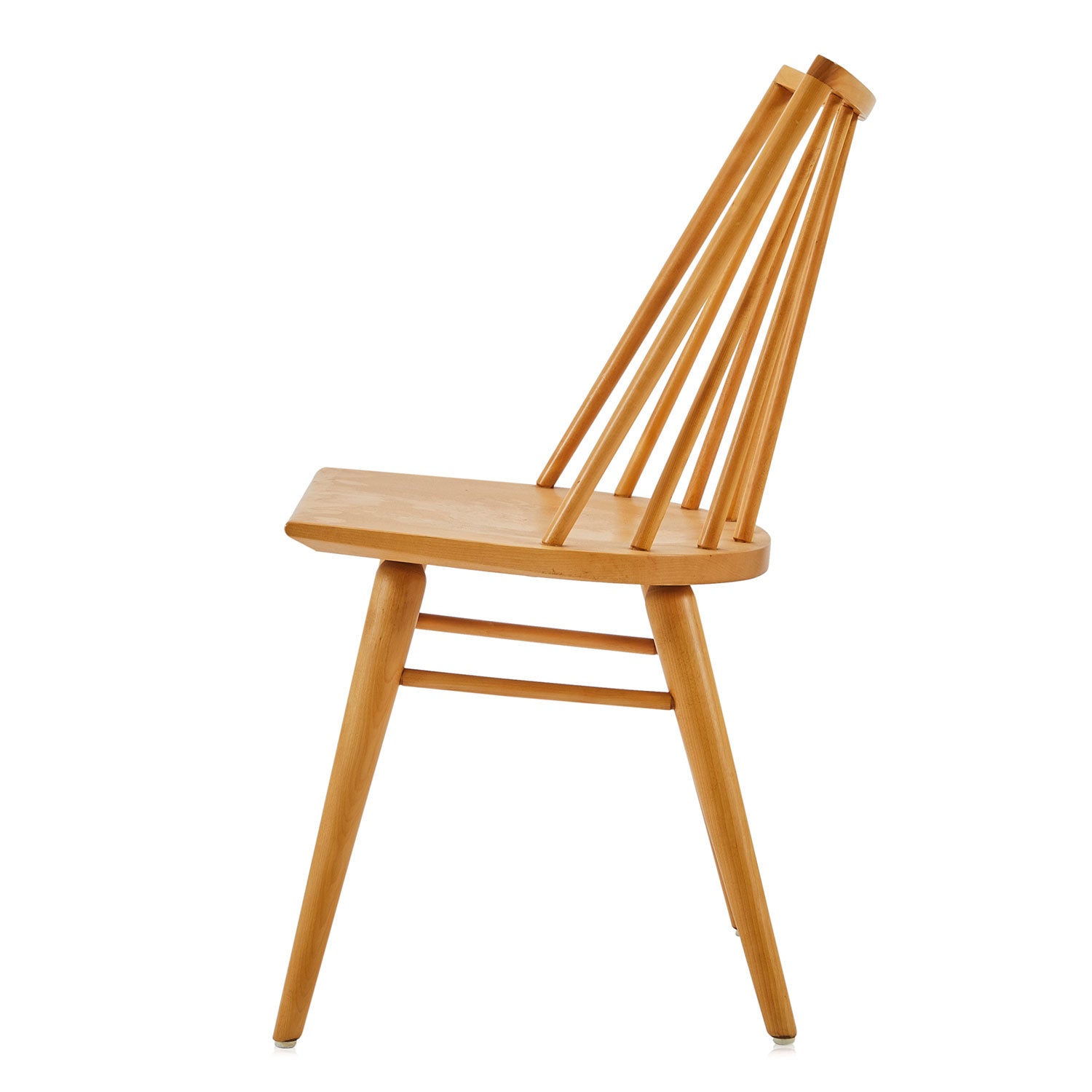 Wood Dining Chair - Curved Back - Gil & Roy Props