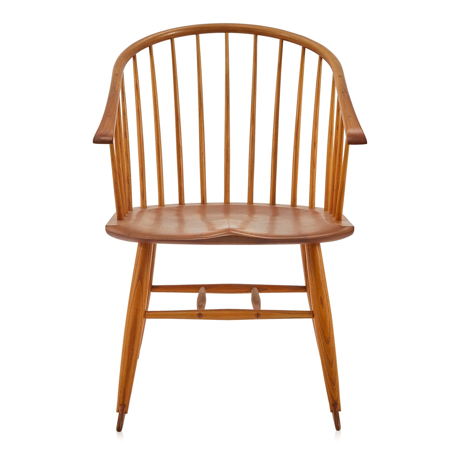 Wood Spindle Back Dining Chair - Gil & Roy Props