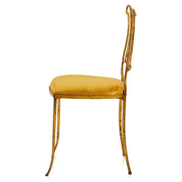Gold Harp Dining Chair - Gil & Roy Props