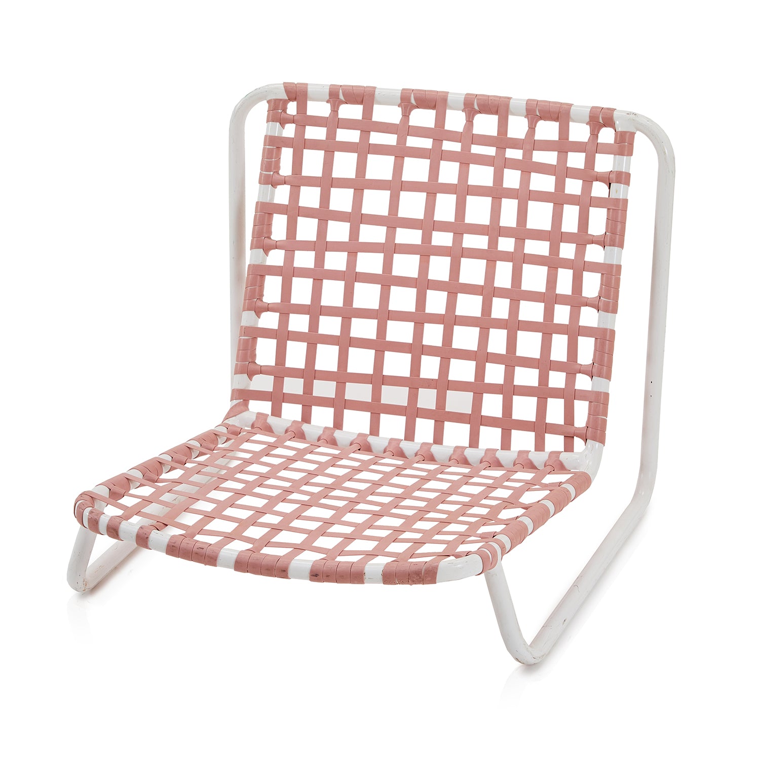 Pink Strap Outdoor Low Chair - Gil & Roy Props