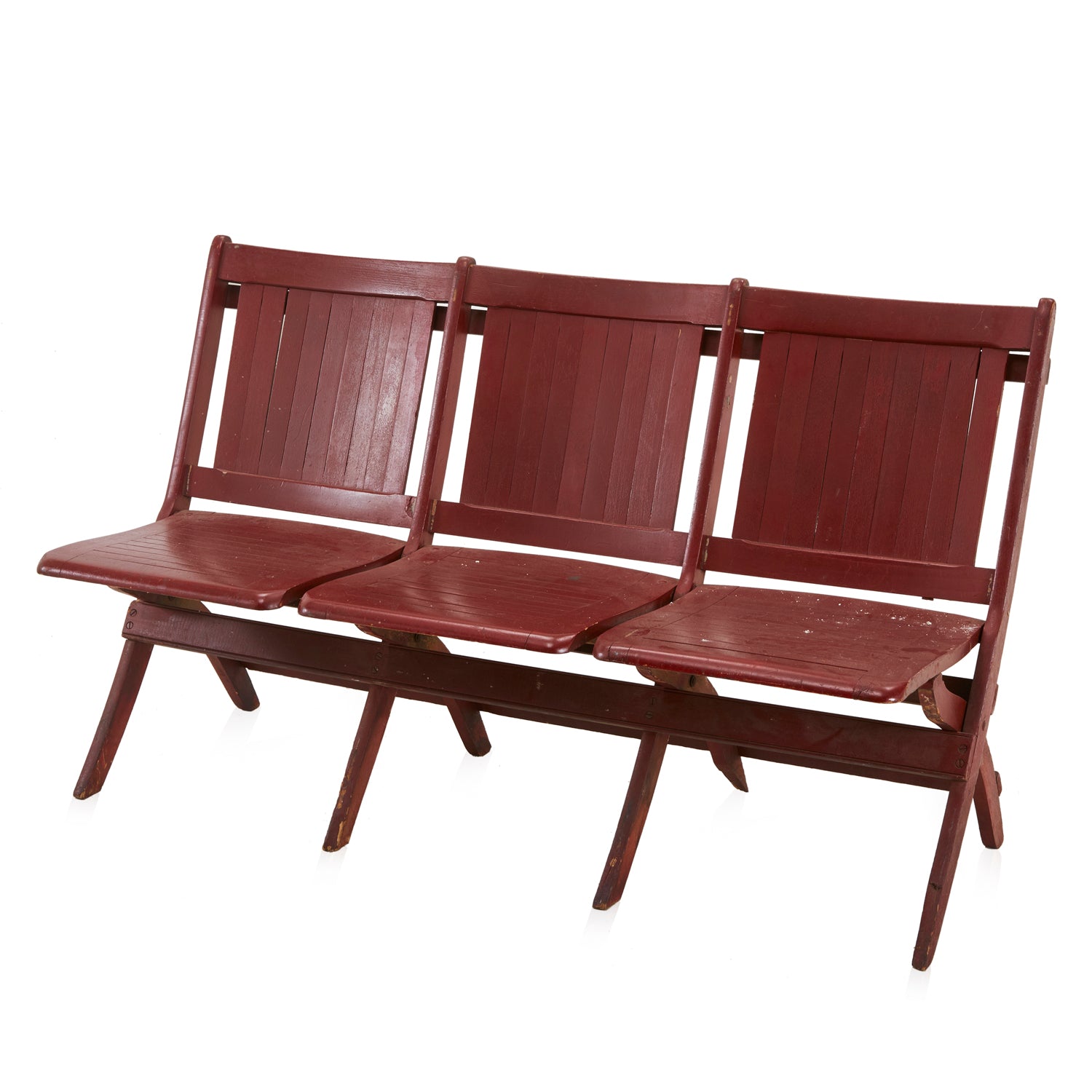 Haywood Red Stadium Benches - Gil & Roy Props